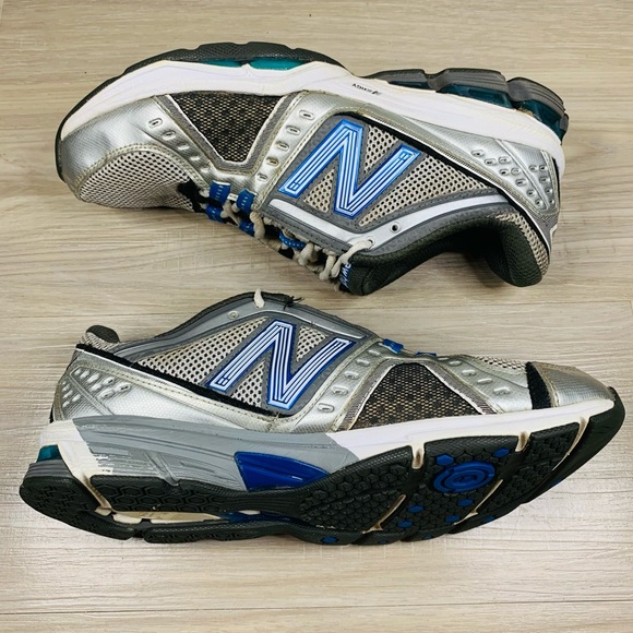 New Balance | Shoes | New Balance Mens Cross Trainer Silver With Blue ...